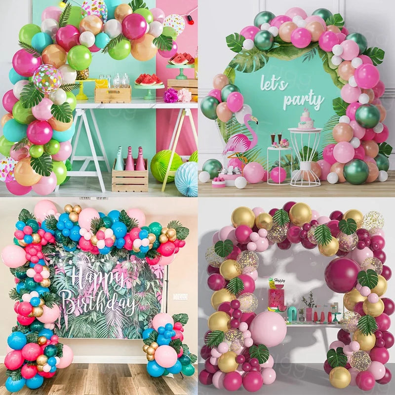Tropical Hawaiian Balloon Garland Arch Kit Balloon – urgentneedsshop Tropical Hawaiian Balloon Garland Arch Kit Balloon – urgentneedsshop
